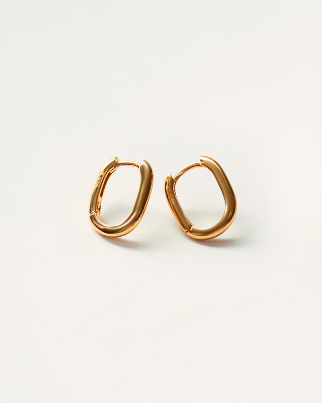 'Essential' Oval Hoops – Nisi Jewellery